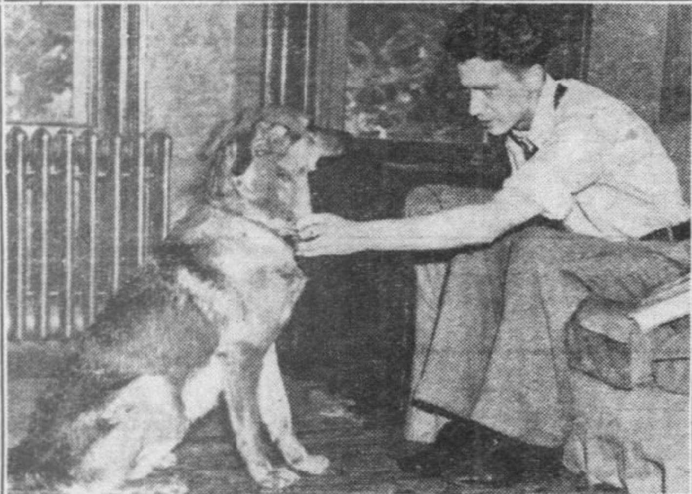 1941: Sally Losch and Rascal Gilmartin, the First Seeing Eye Dogs to ...